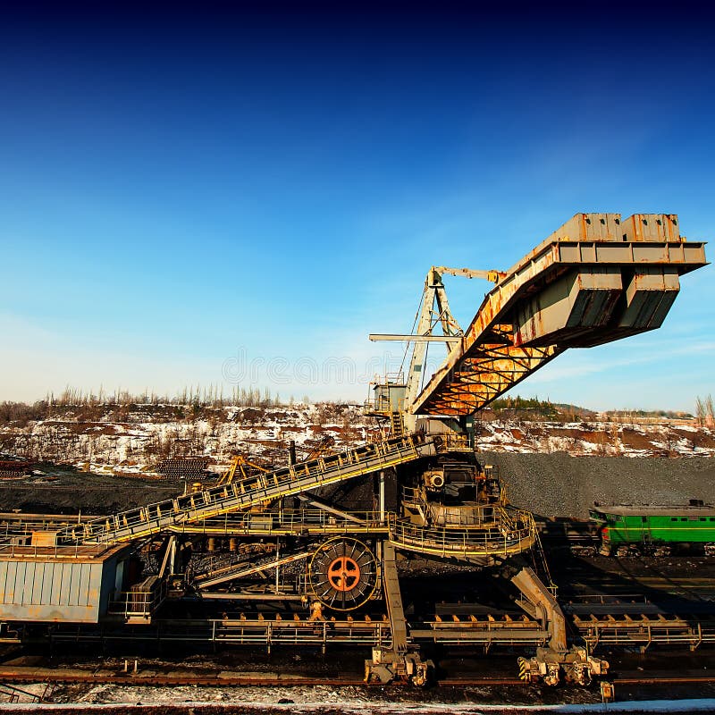 Conveyor transport stock image. Image of mining, construction - 49172727