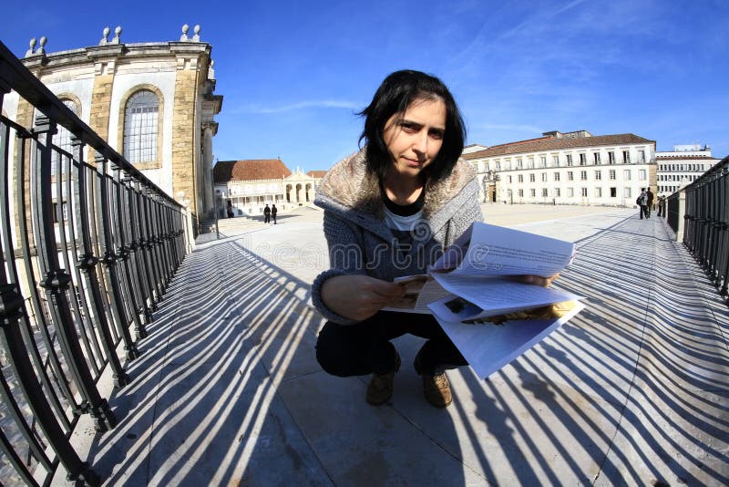 Convincing girl stock photo. Image of portugal, escolas - 23268856