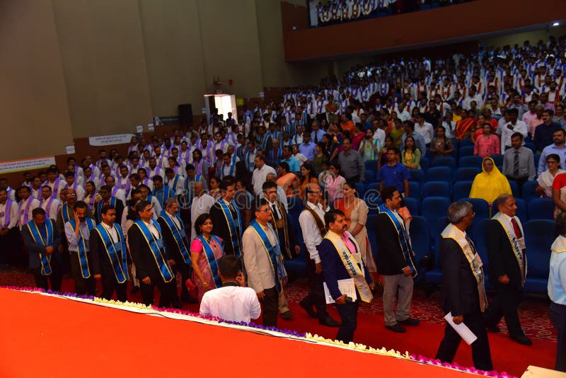 Convocation in the SVNIT Surat Editorial Stock Image - Image of grad ...