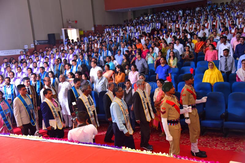 Convocation in the SVNIT Surat Editorial Stock Image - Image of grad ...