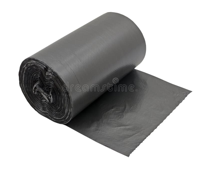 A Roll Packages for Garbage. Stock Image - Image of garbage, closeup ...