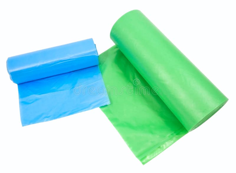 Roll packages for garbage stock image. Image of built - 122314903
