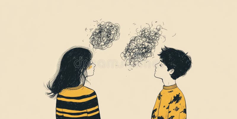 A Convoluted Communication Concept Represented by Crisscrossing Lines ...