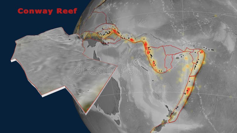 Conway Reef Plate Described and Presented - Grayscale Stock ...