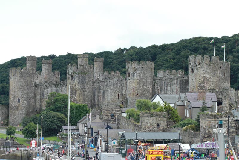 Conwy Castle, North Wales editorial photo. Image of historical - 73122866