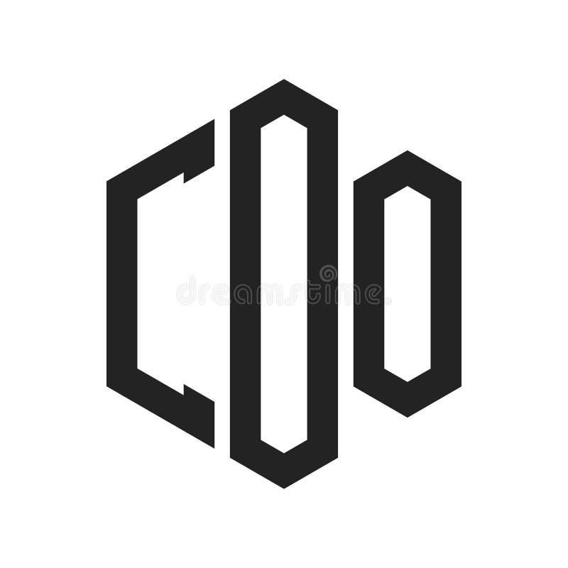 COO Logo Design. Initial Letter COO Monogram Logo Using Hexagon Shape ...