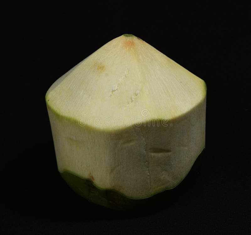 Coocnut Peel on Blackground Stock Photo - Image of healthy, smell: 65802674