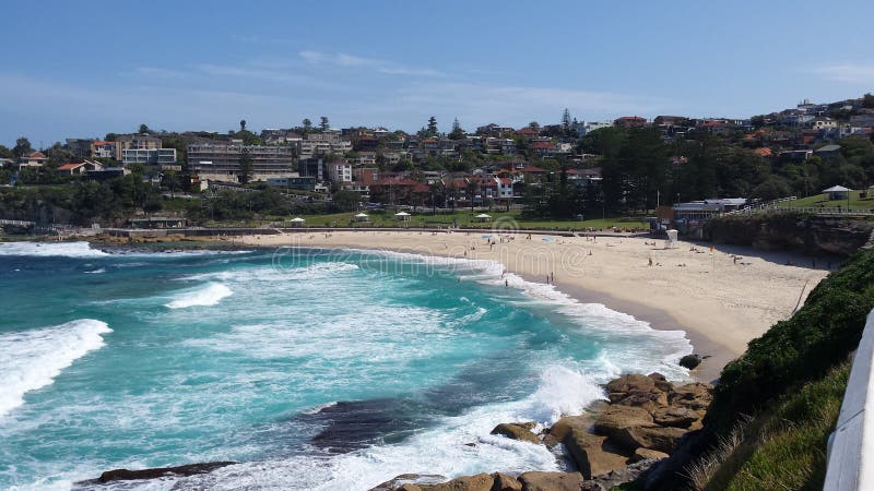Coogee stock image. Image of coogee, relax, waves, sydney - 68301737