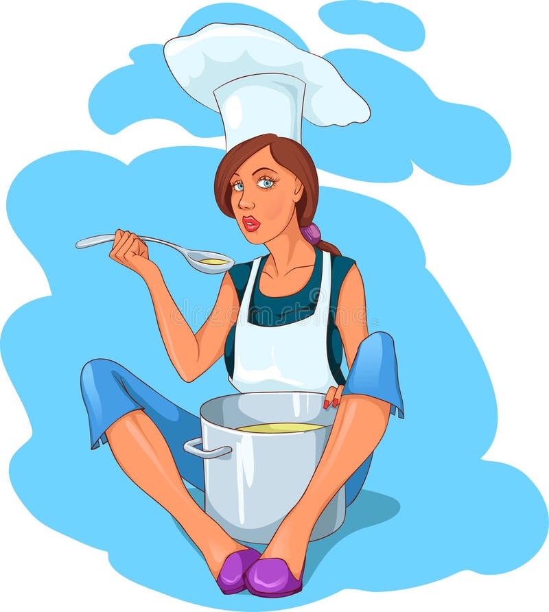 Cook Girl Stock Illustrations – 17,448 Cook Girl Stock Illustrations ...