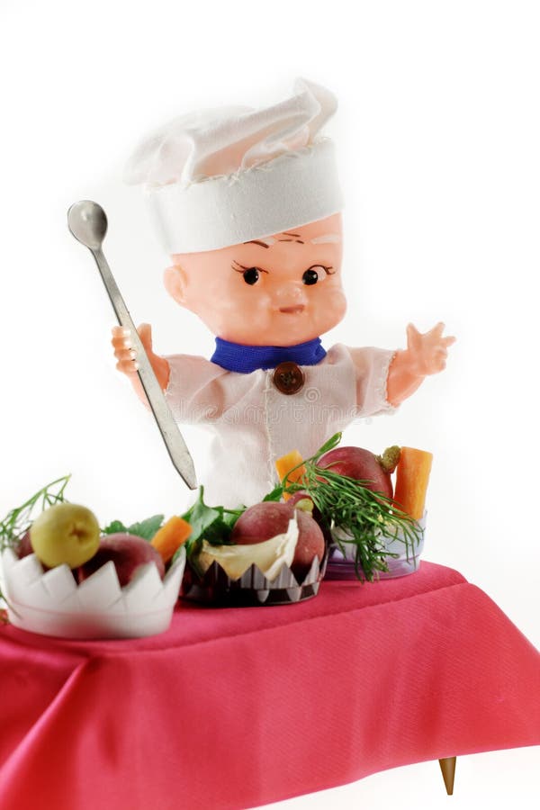 Woman Elf Cooking stock image. Image of december, helper - 17381955