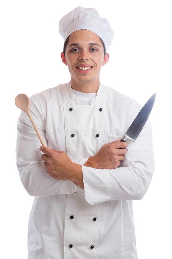 Cooking Apprentice Amongs the Group Stock Image - Image of smile ...