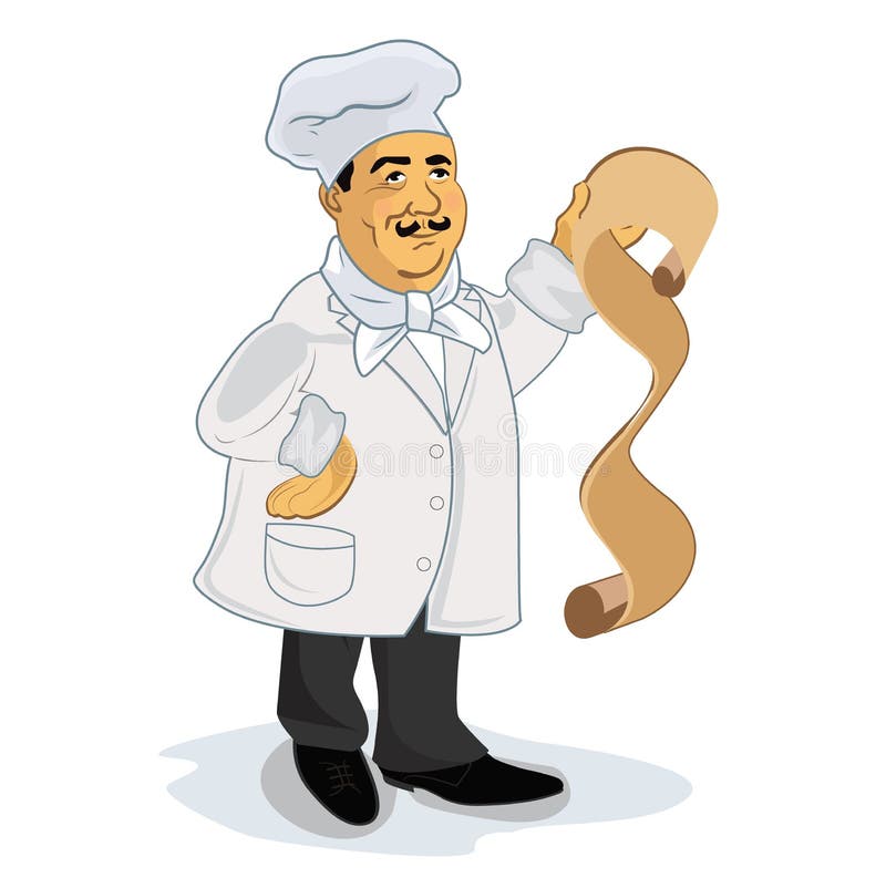 Cartoon Chef Blank Menu Recipe Stock Illustrations – 168 Cartoon Chef ...