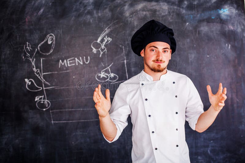 Cook On Board Background Chalk Stock Image - Image of chalkboard ...