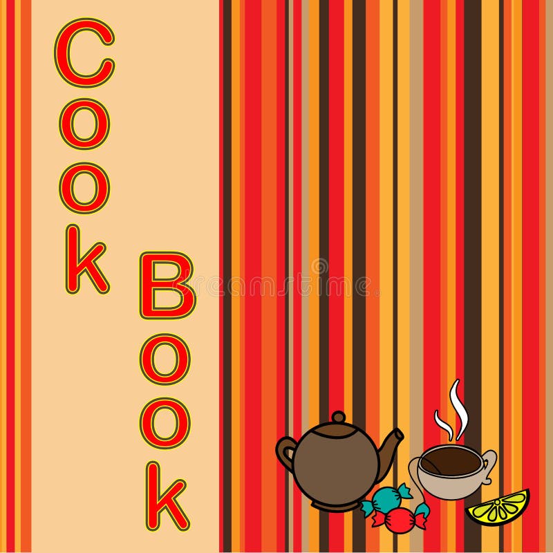 Cook book design stock vector. Illustration of element - 49647026