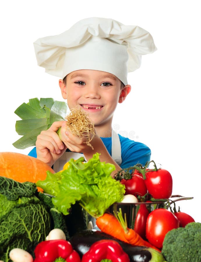 Cook boy stock photo. Image of kitchen, apron, little - 35144174