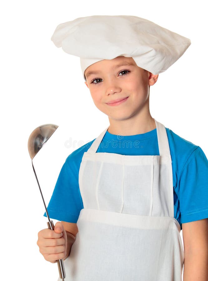 Cook boy stock image. Image of utensil, helper, preparation - 35144153