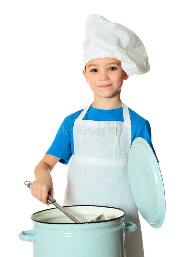 Cook boy stock image. Image of cooking, child, beautiful - 35290961