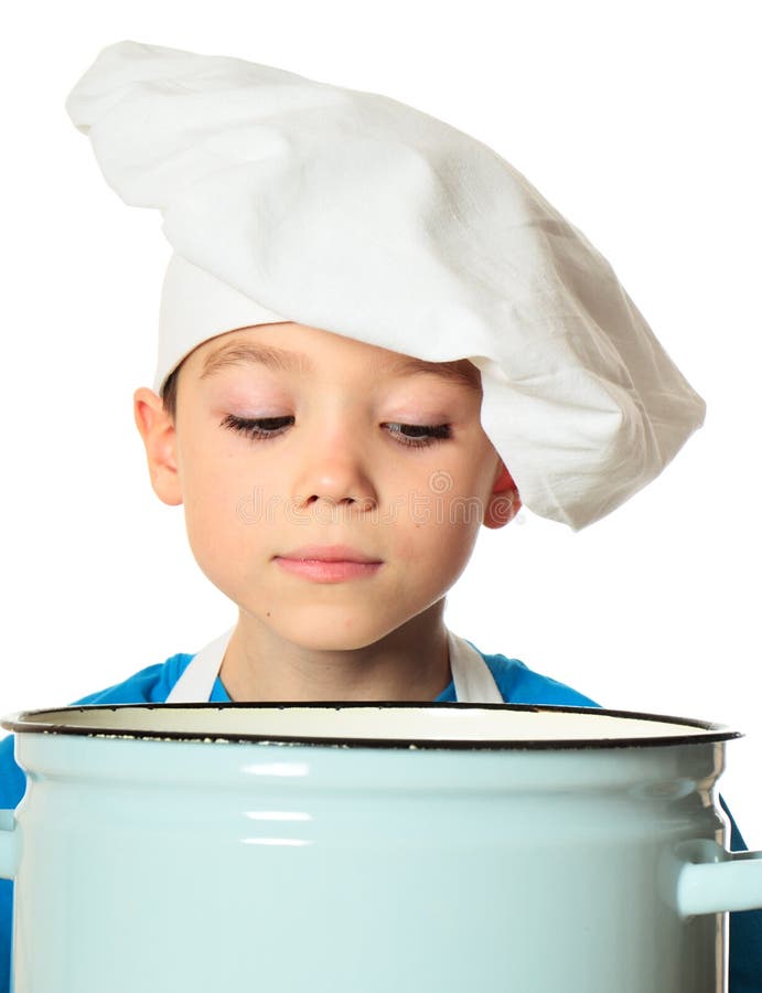 Funny boy-cook stock image. Image of caucasian, funny - 10408945