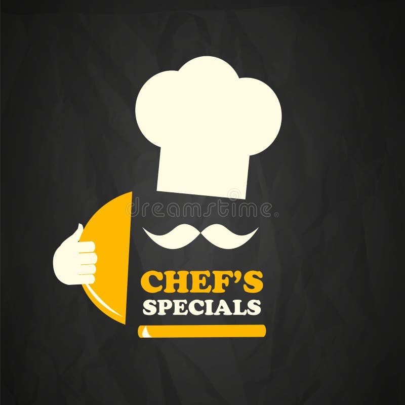 Cook chef background stock vector. Illustration of dinner - 51256784