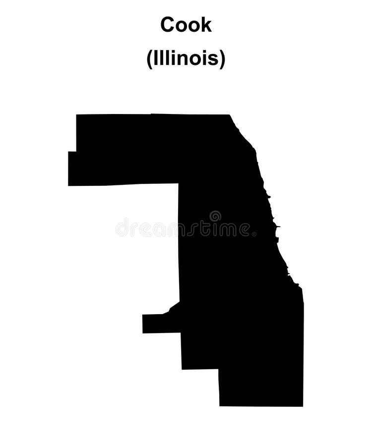 Cook outline map stock vector. Illustration of silhouette - 360779404