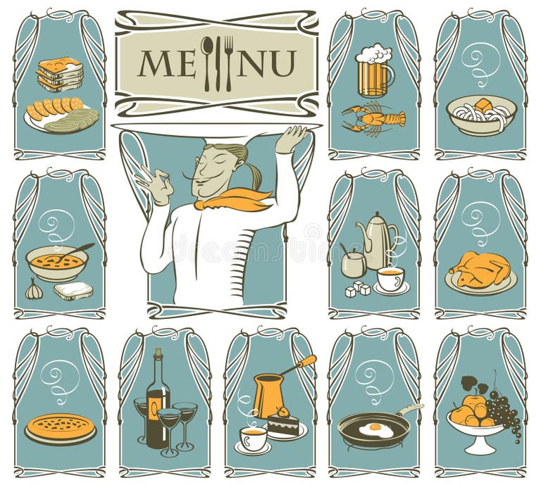 Cook Different Dishes Stock Illustrations – 750 Cook Different Dishes ...