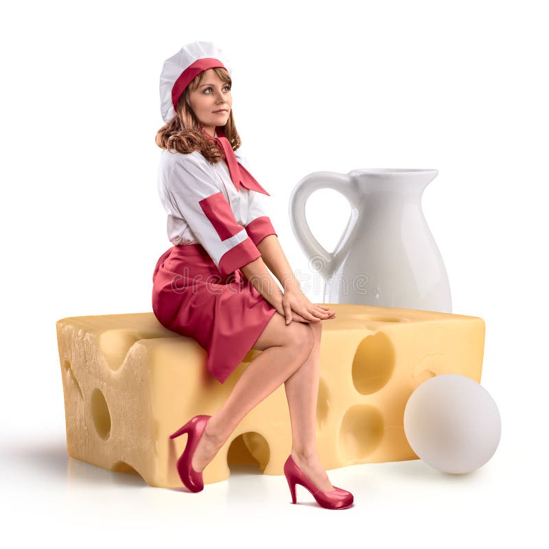 Piece of cheese isolated stock photo. Image of hole, chees - 45704066