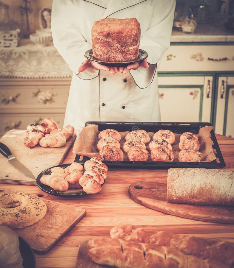 Cook with Homemade Baked Goods Stock Image - Image of cooking, baked ...