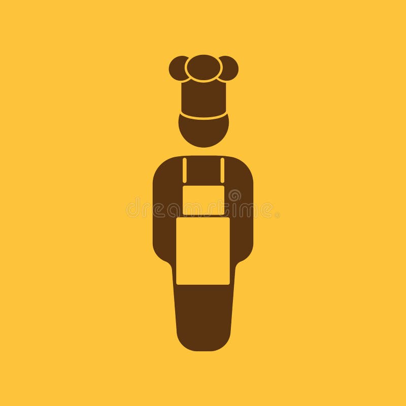 The Cook Icon. Chef and Baker, Restaurant, Cafe Symbol Stock ...