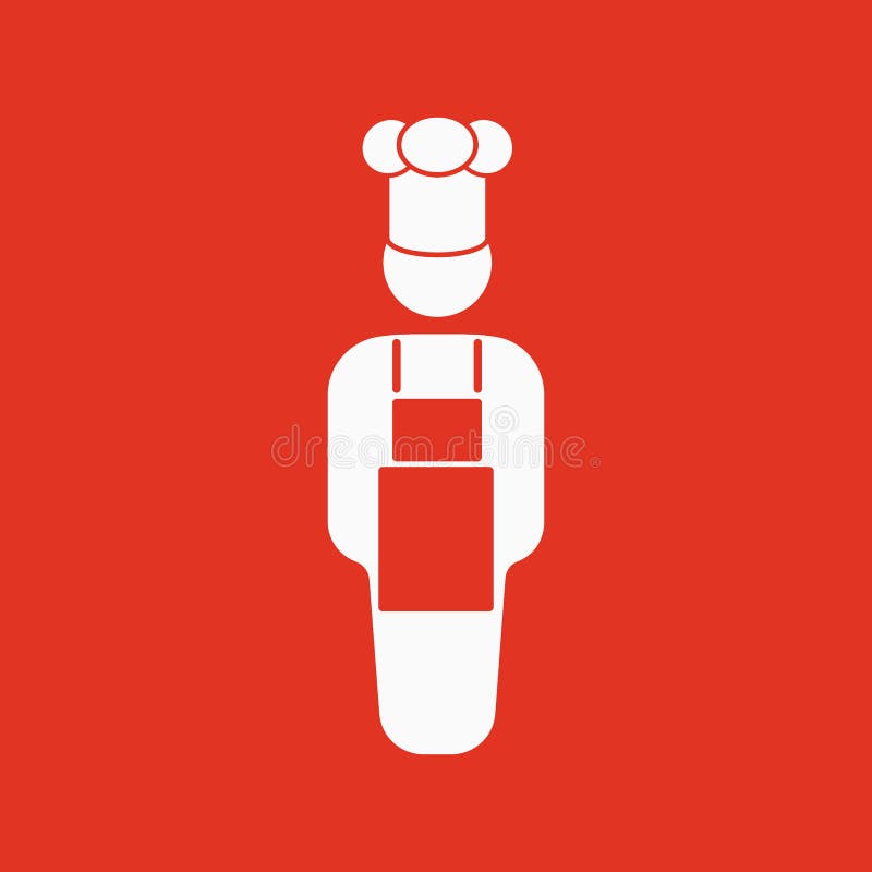 The Cook Icon. Chef and Baker, Restaurant, Cafe Symbol Stock ...