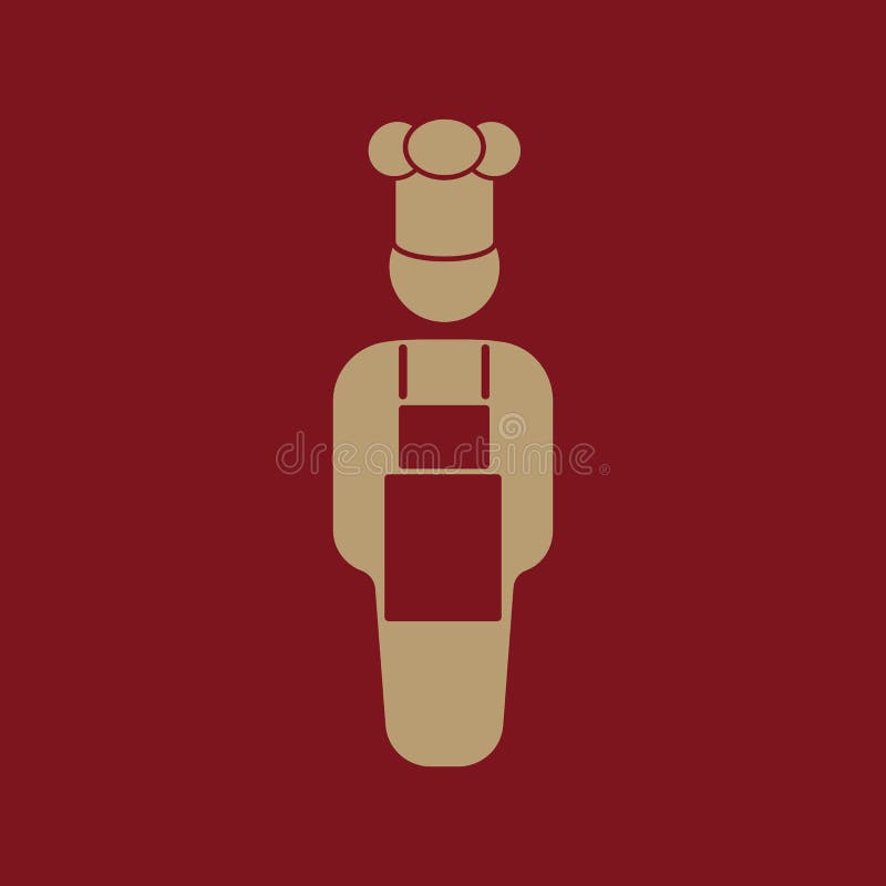 The Cook Icon. Chef and Baker, Restaurant, Cafe Symbol Stock Vector ...