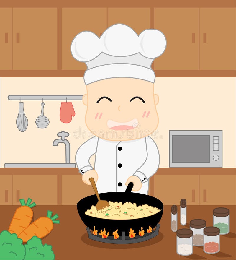 Cook stock illustration. Illustration of carrot, cook - 40361971