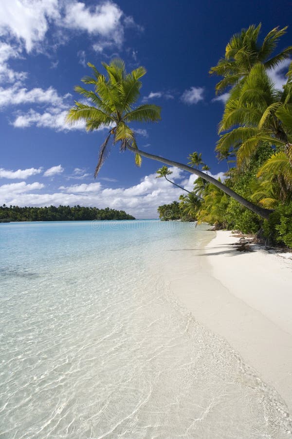 Aitutaki Lagoon - Cook Islands - South Pacific Stock Photo - Image of ...
