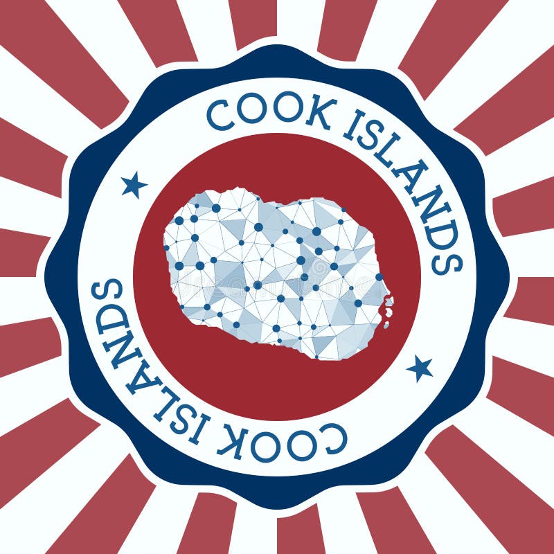 Cook Islands Official National Flag and Coat of Arms Stock Vector ...