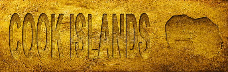 Cook Islands Grunge Gold Texture Stock Illustration - Illustration of ...