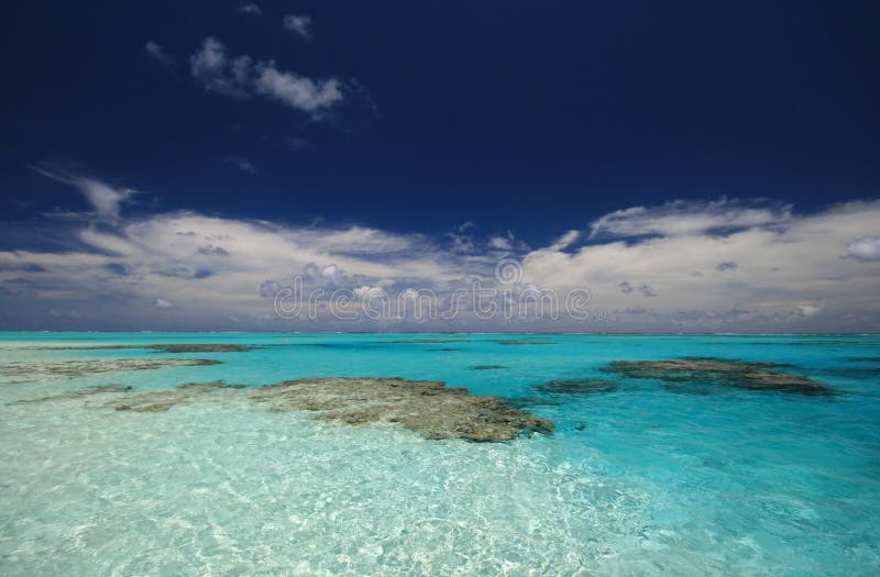 Cook islands Lagoon stock photo. Image of relax, tourism - 6964244