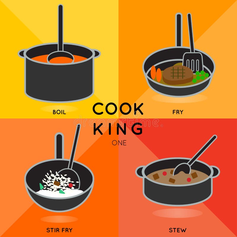 Cooking Method Stock Illustrations – 128 Cooking Method Stock ...