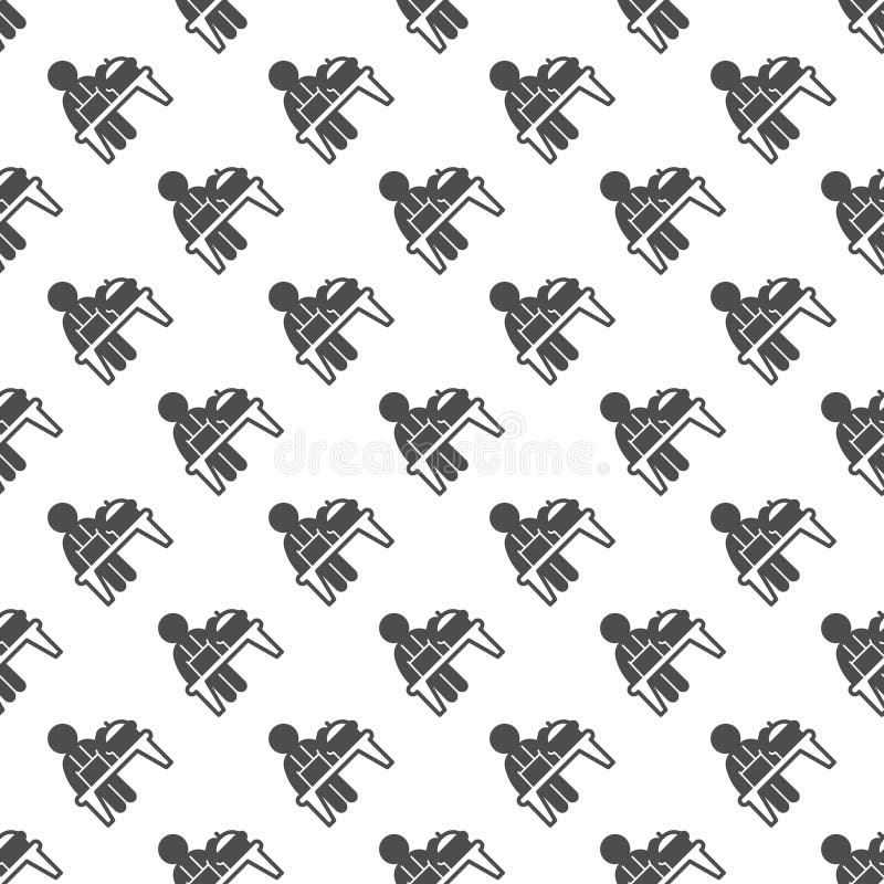 Cook and Kitchen Table with Saucepan Solid Seamless Pattern, Culinary ...