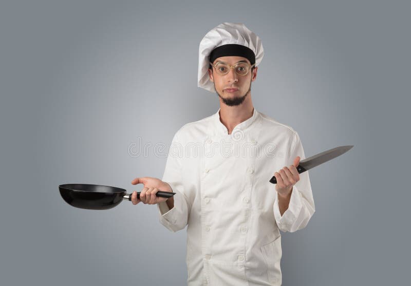 Cook with Kitchen Tools and Empty Wallpaper Stock Photo - Image of ...