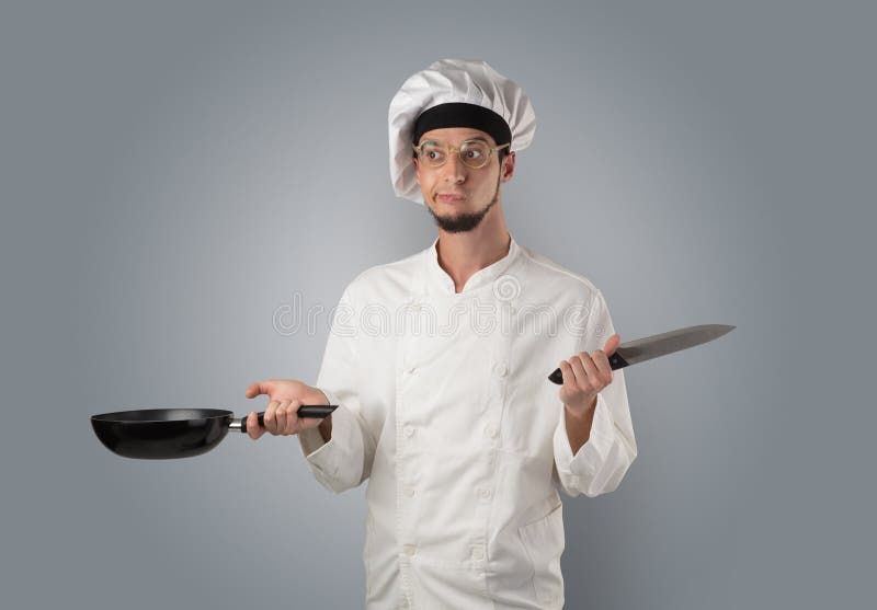 Cook with Kitchen Tools and Empty Wallpaper Stock Photo - Image of ...