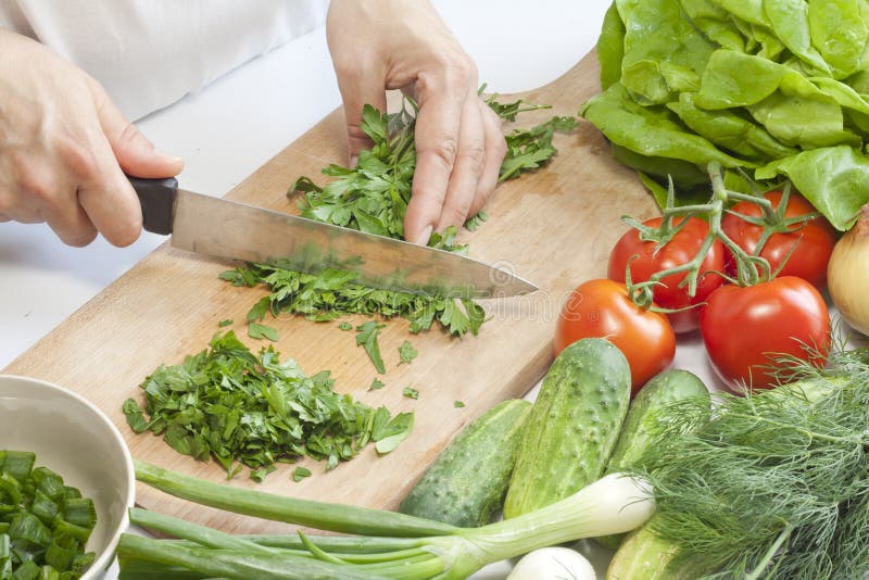 Cook in the Kitchen at Work Stock Image - Image of human, diet: 26010941