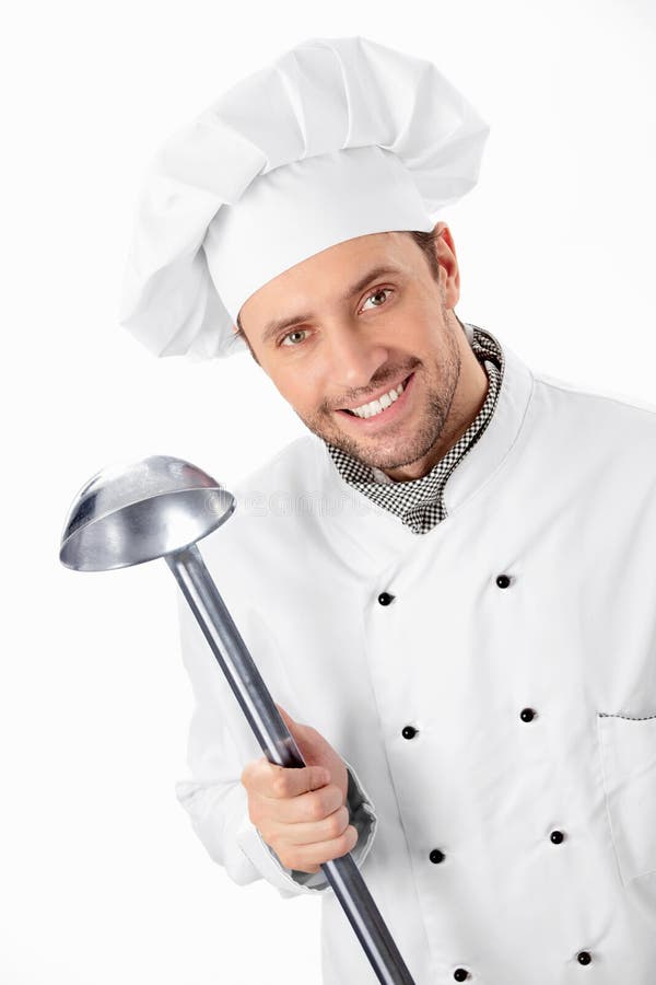 Smiling cook stock image. Image of chef, smiling, people - 18720721