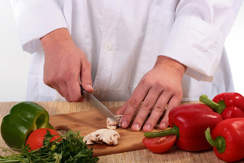 Cook man stock photo. Image of food, dinner, button, dressing - 13067926