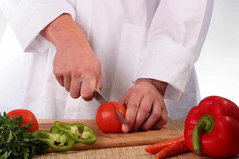 Cook man stock photo. Image of commercial, vegetarian - 13459712
