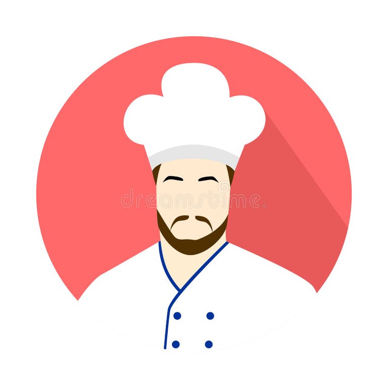 Cook man icon stock vector. Illustration of chef, smile - 81863330