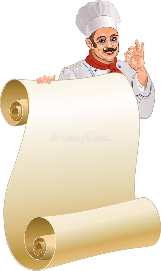 Professional Chef Thinking Stock Illustrations – 162 Professional Chef ...