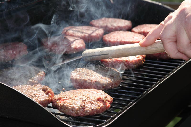 Cook out burgers stock photo. Image of cook, fourth, leisure - 13905346