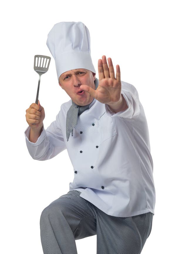 Cook Plays in the Workplace Stock Photo - Image of caucasian, speed ...