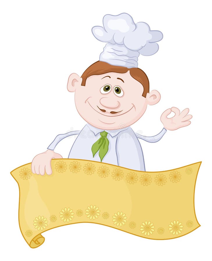 Cook with poster stock vector. Illustration of gastronomy - 27846511