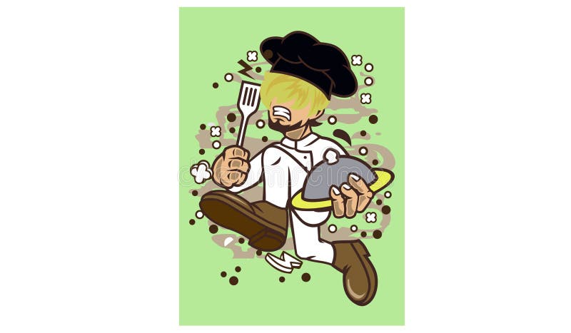 Running Chef Stock Illustrations – 498 Running Chef Stock Illustrations ...