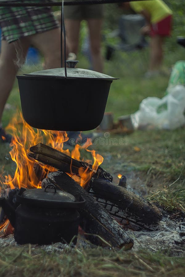 Cook at the stake stock photo. Image of beach, crimea - 157136714